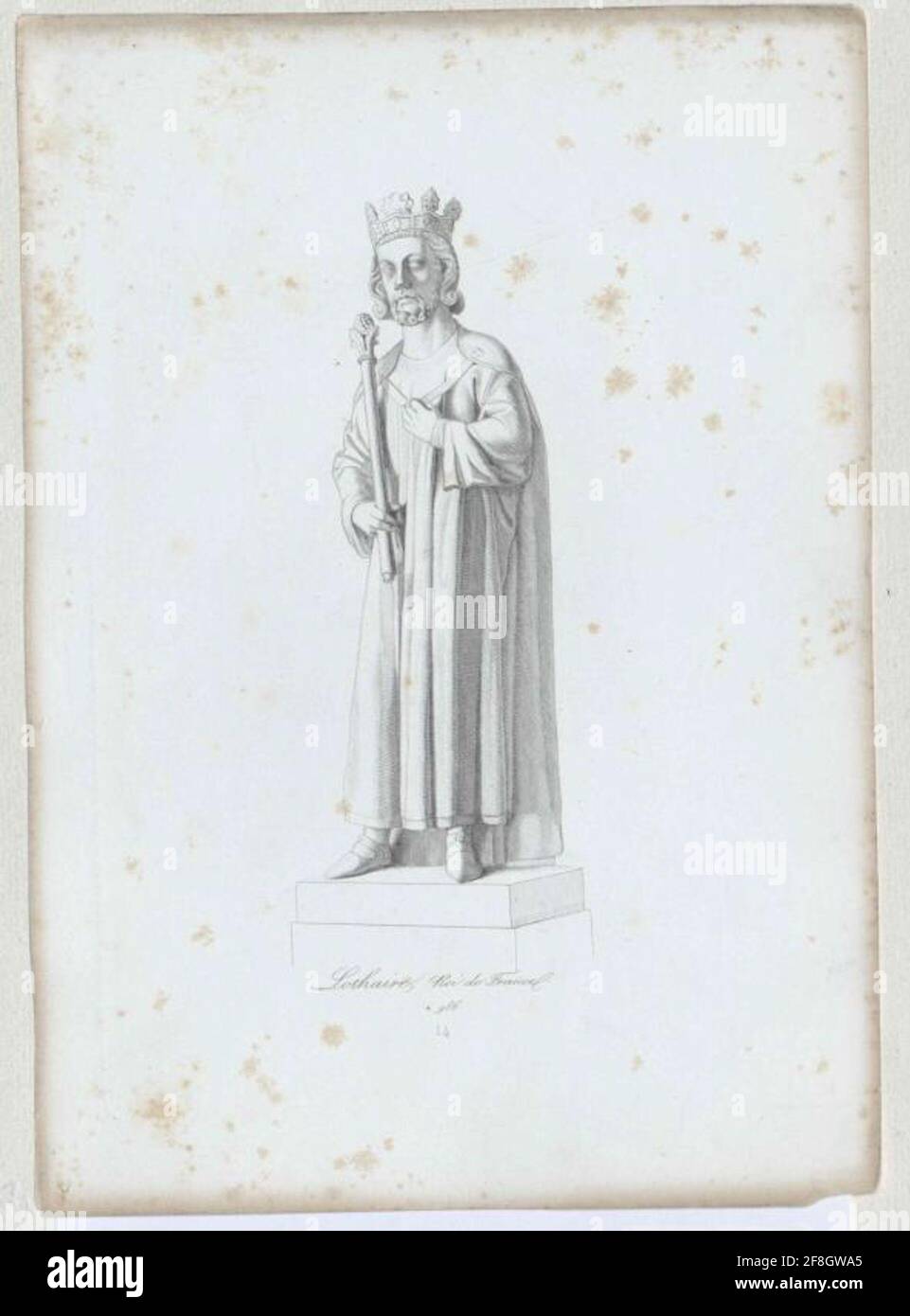 Lothar, King of the West Franconia Stock Photo - Alamy