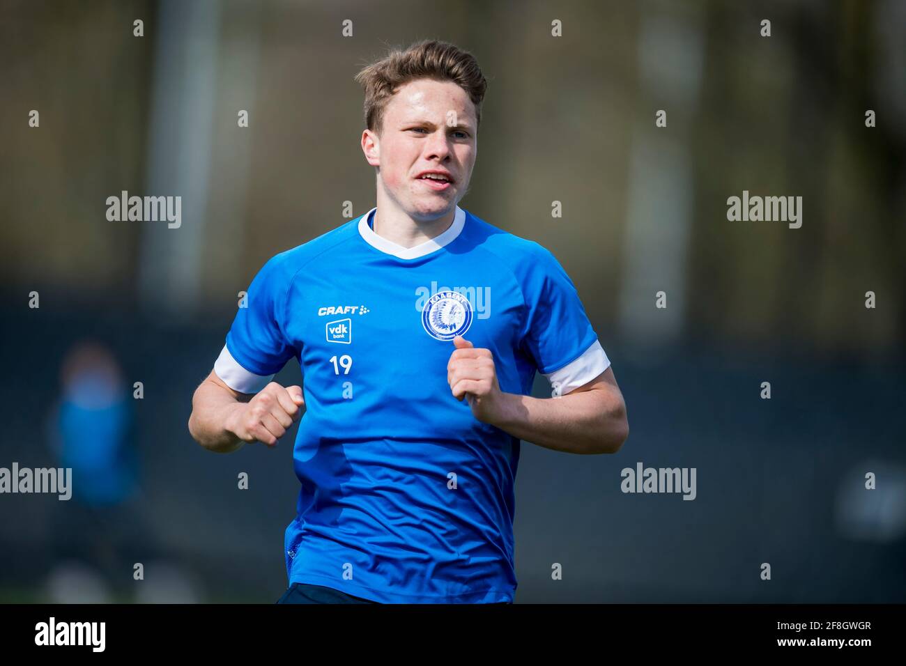 Gent's Matisse Samoise pictured in action during a training session of ...