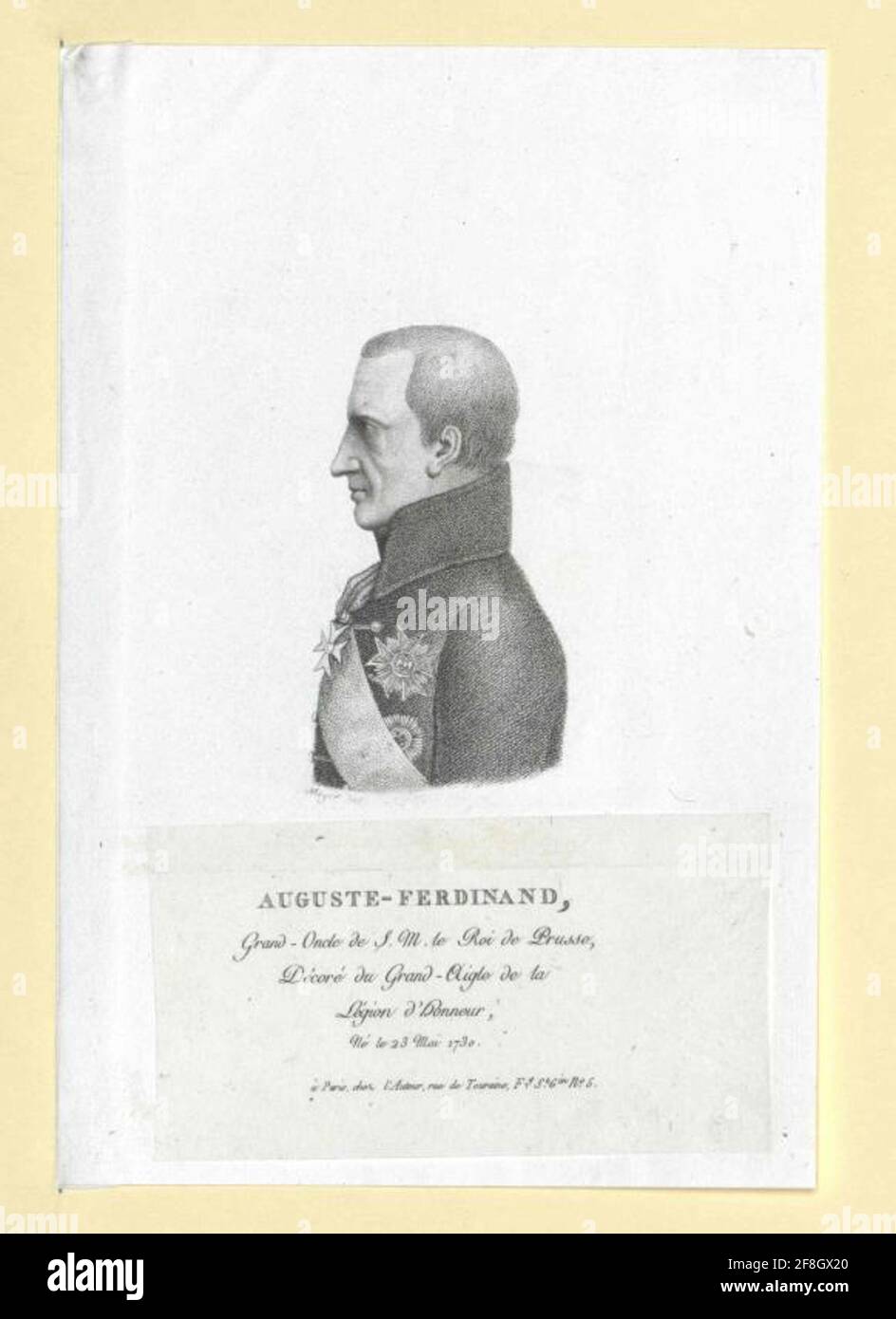 Ferdinand, Prince of Prussia Stock Photo - Alamy