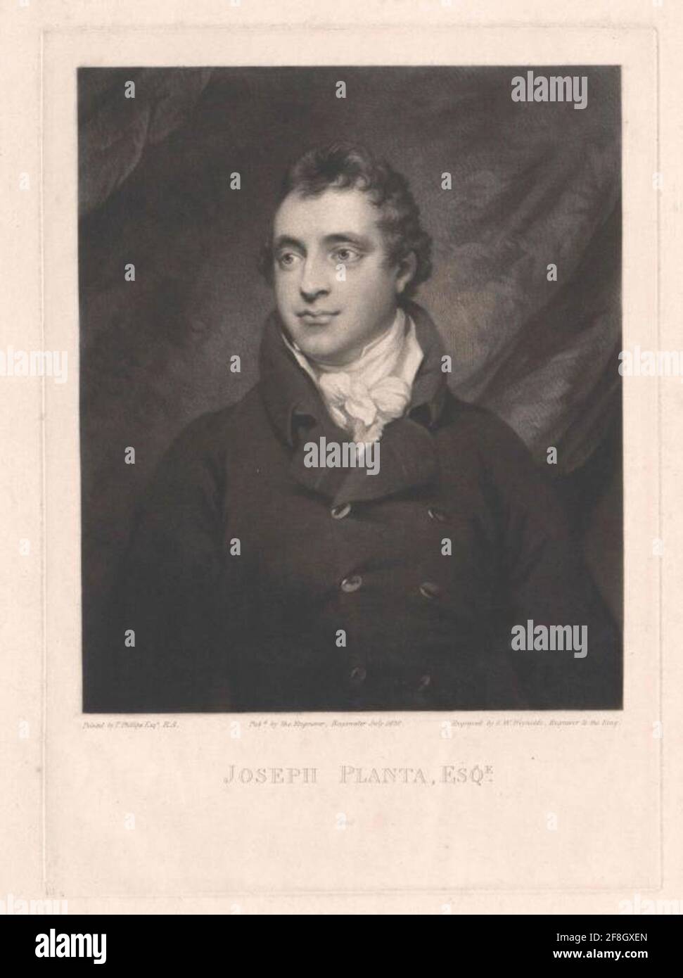 Planta, Joseph Stock Photo - Alamy