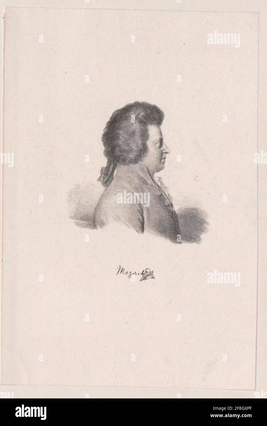 Mozart, Wolfgang Amadeus Portrait Wolfgang Amadeus Mozart (1756-1791 ...
