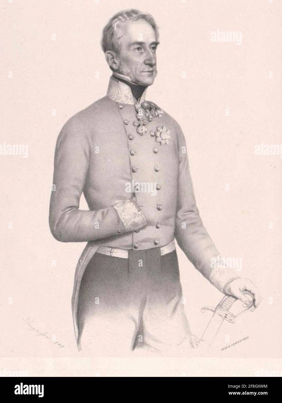 Windisch-Grätz, Alfred Prince Stock Photo - Alamy