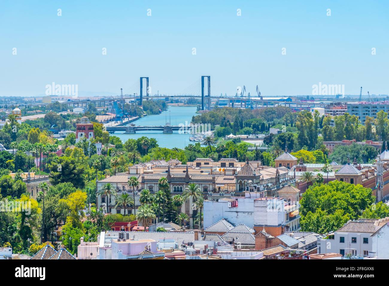 Puente del centenario bridge seville hi-res stock photography and ...