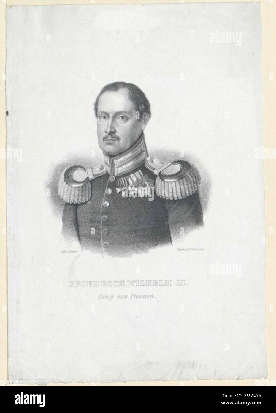 Friedrich Wilhelm III., King of Prussia Stock Photo - Alamy