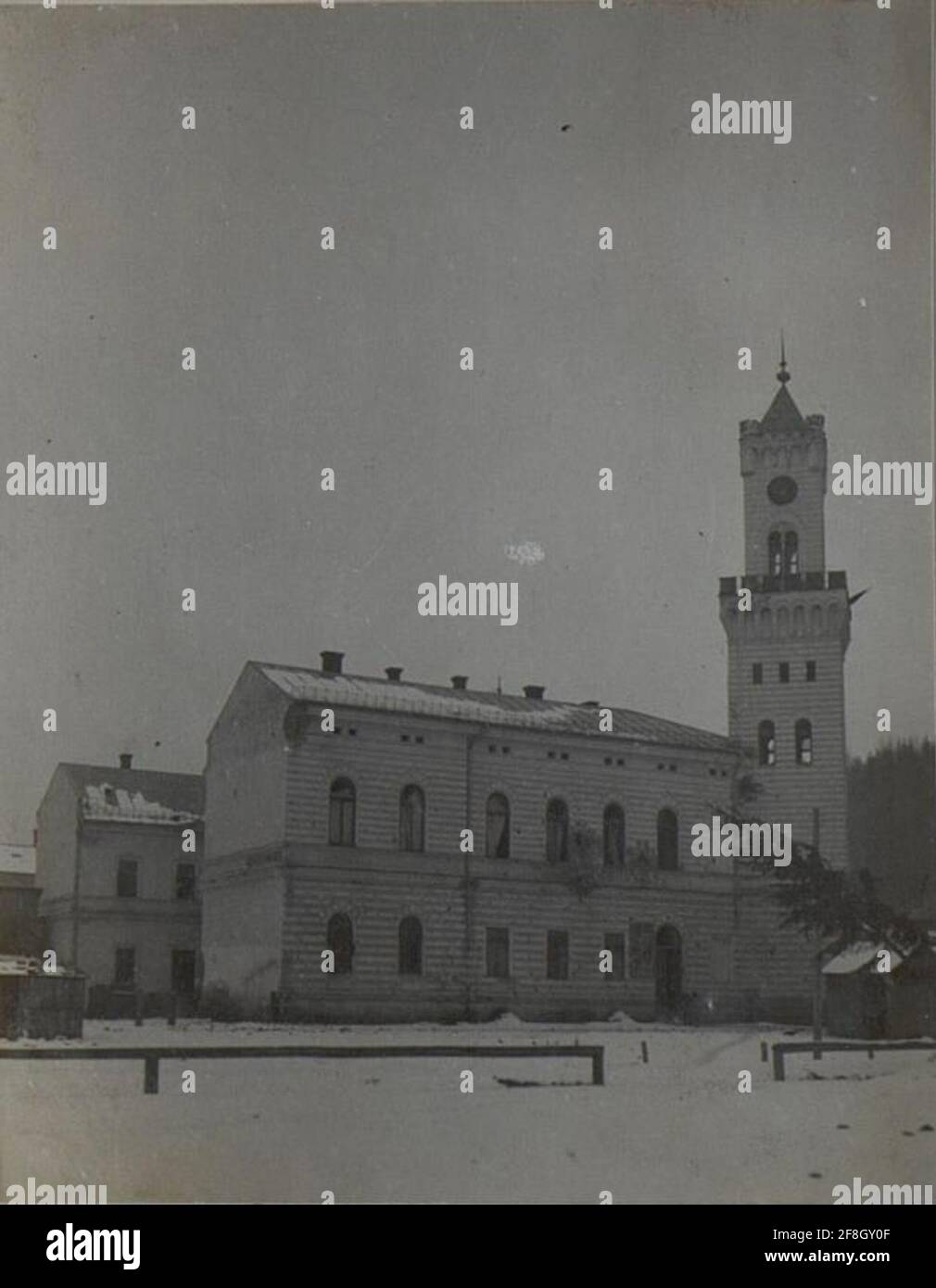 Rathaus in Dorna Watra Stock Photo - Alamy