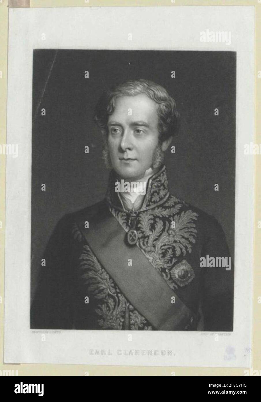 Villiers, 4. Earl of Clarendon, George William Frederick Stock Photo ...