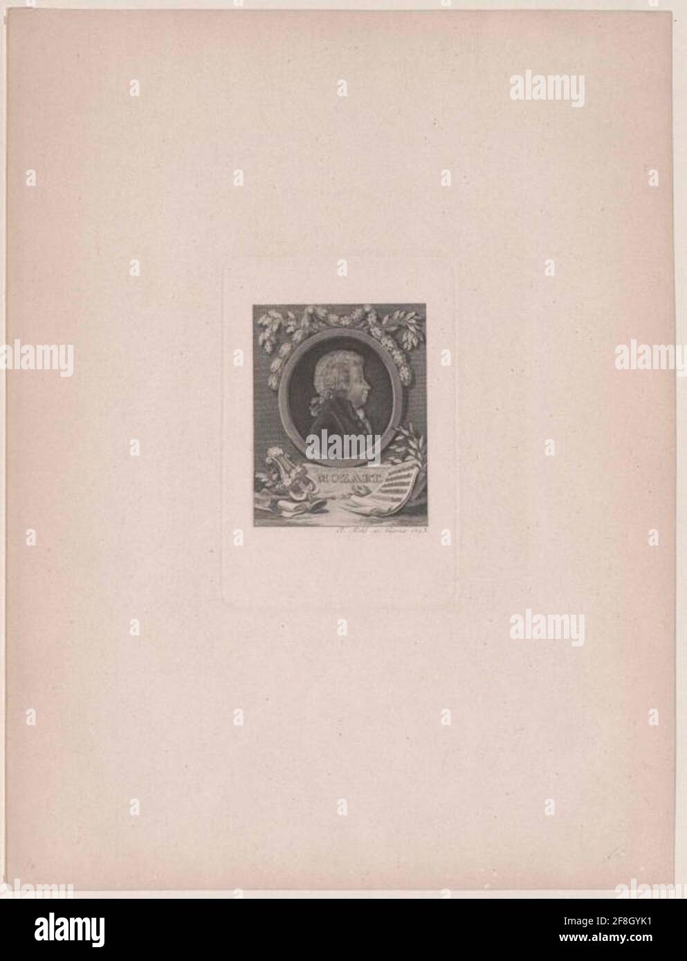 Mozart, Wolfgang Amadeus Portrait Wolfgang Amadeus Mozart (1756-1791 ...