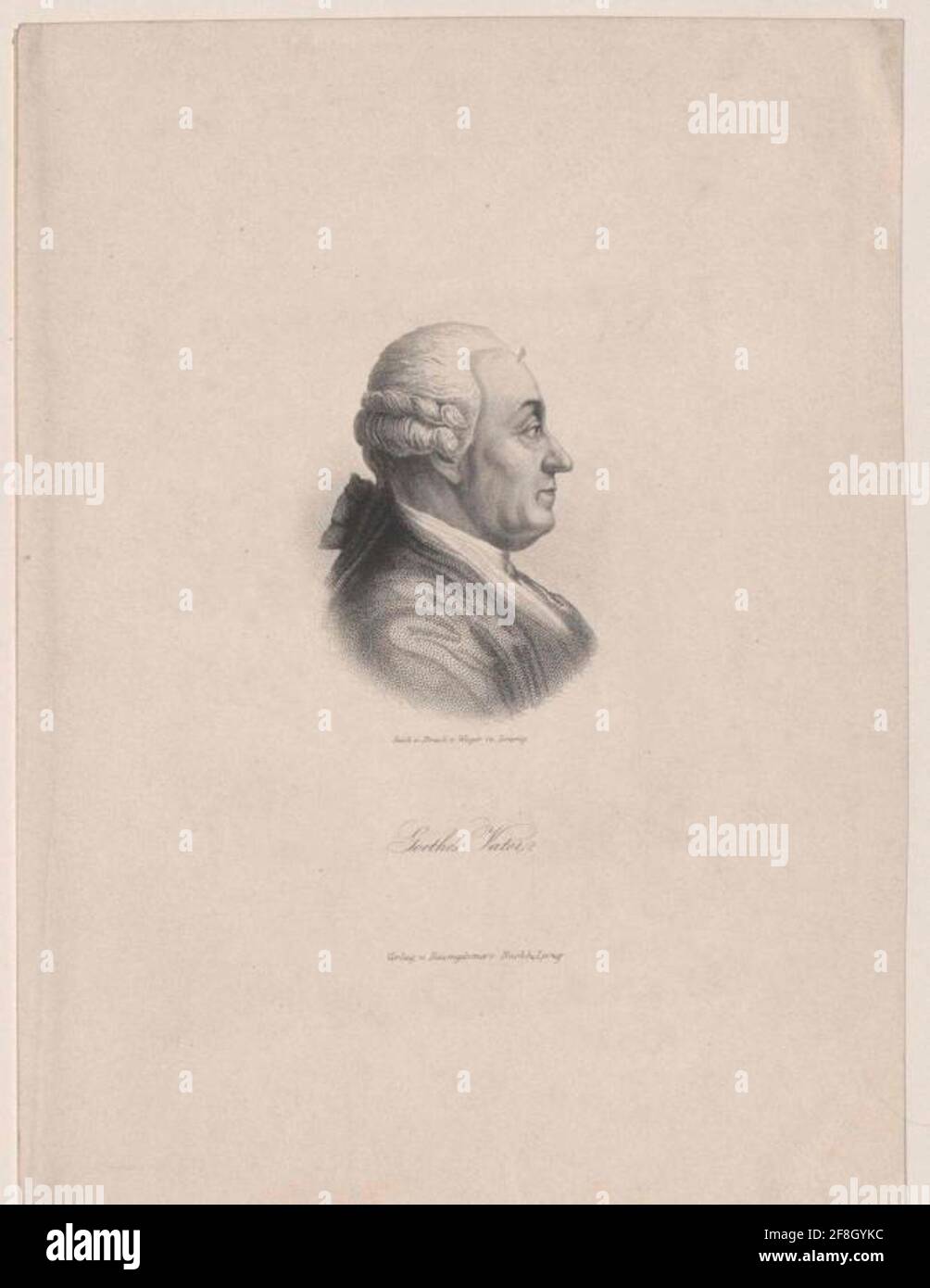 Goethe, Johann Kasper Stock Photo - Alamy