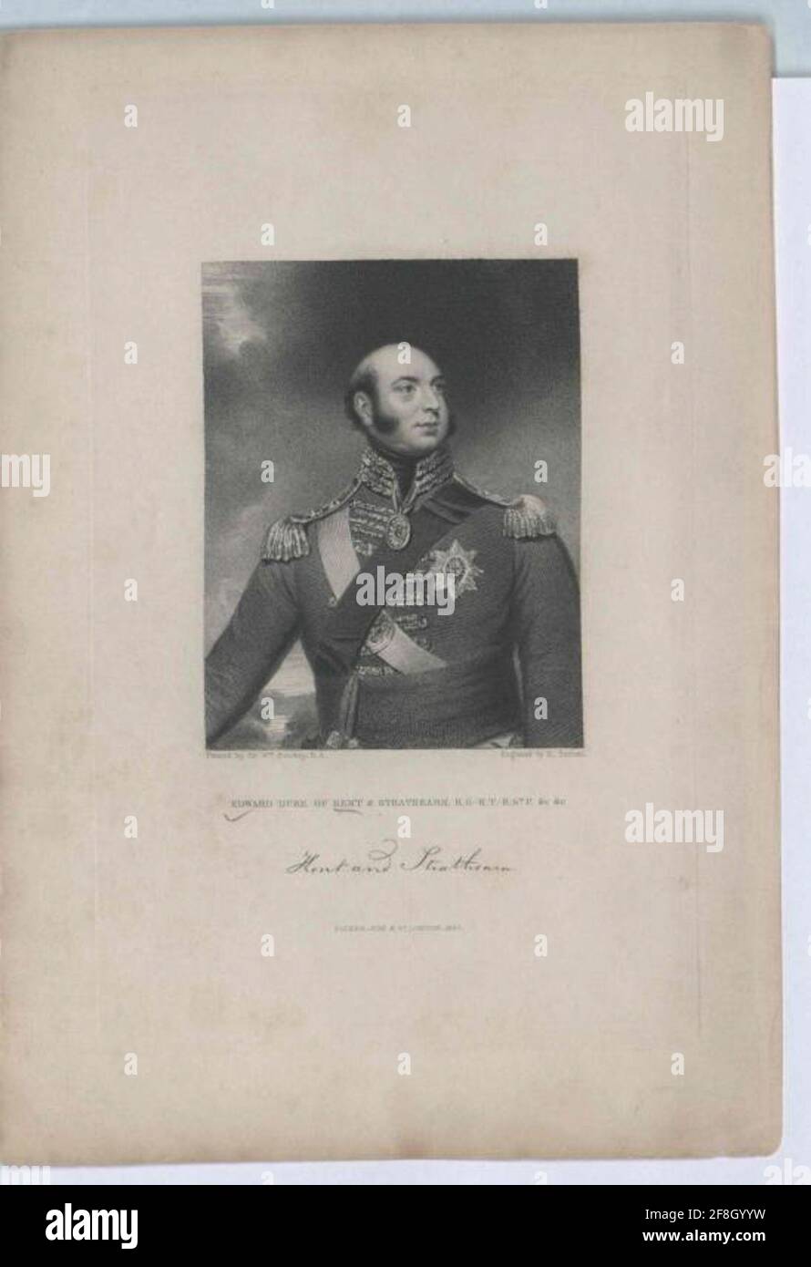 Eduard August, Duke of Kent and Streakeern Stock Photo - Alamy