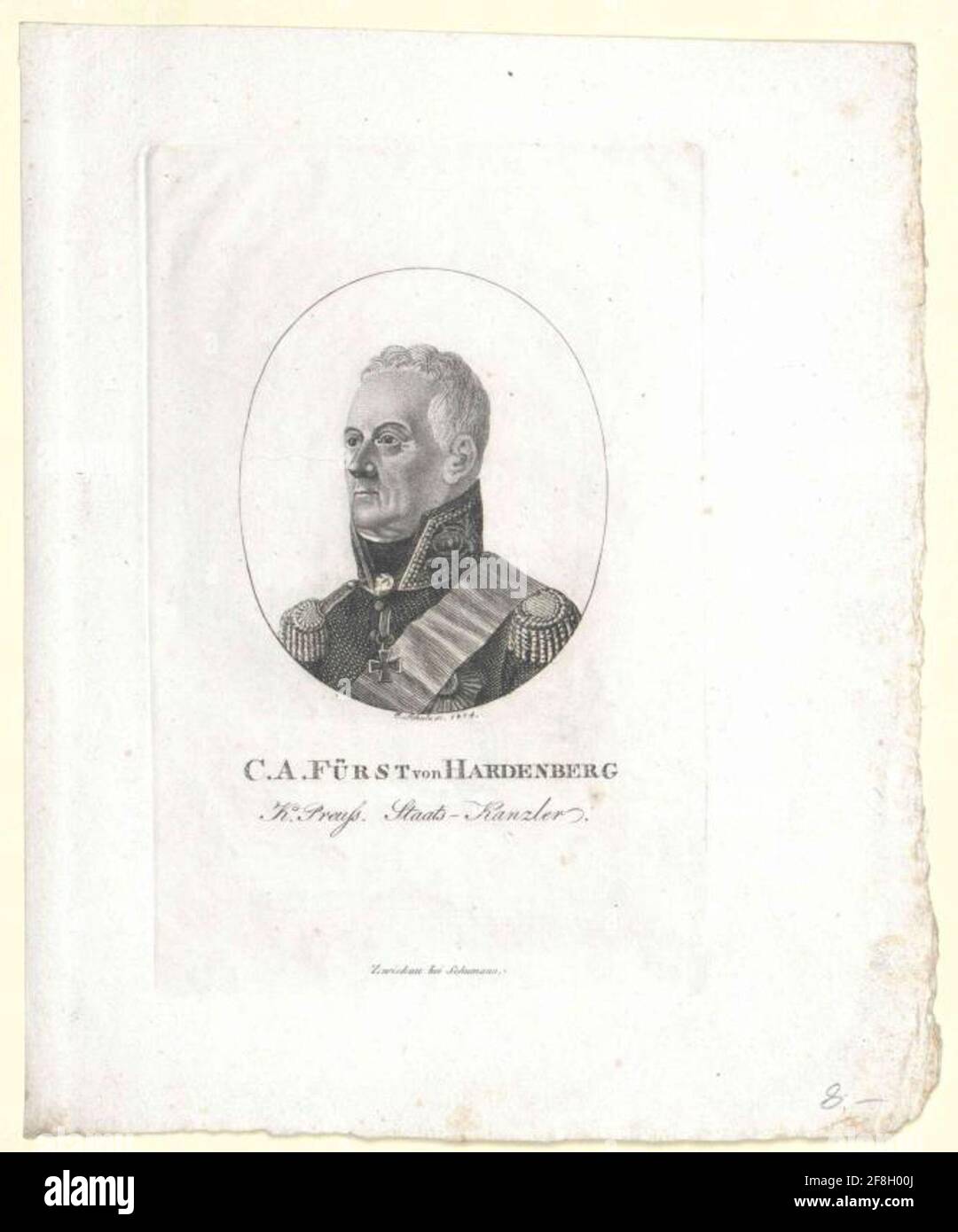 Karl august prince of hardenberg hi-res stock photography and images ...