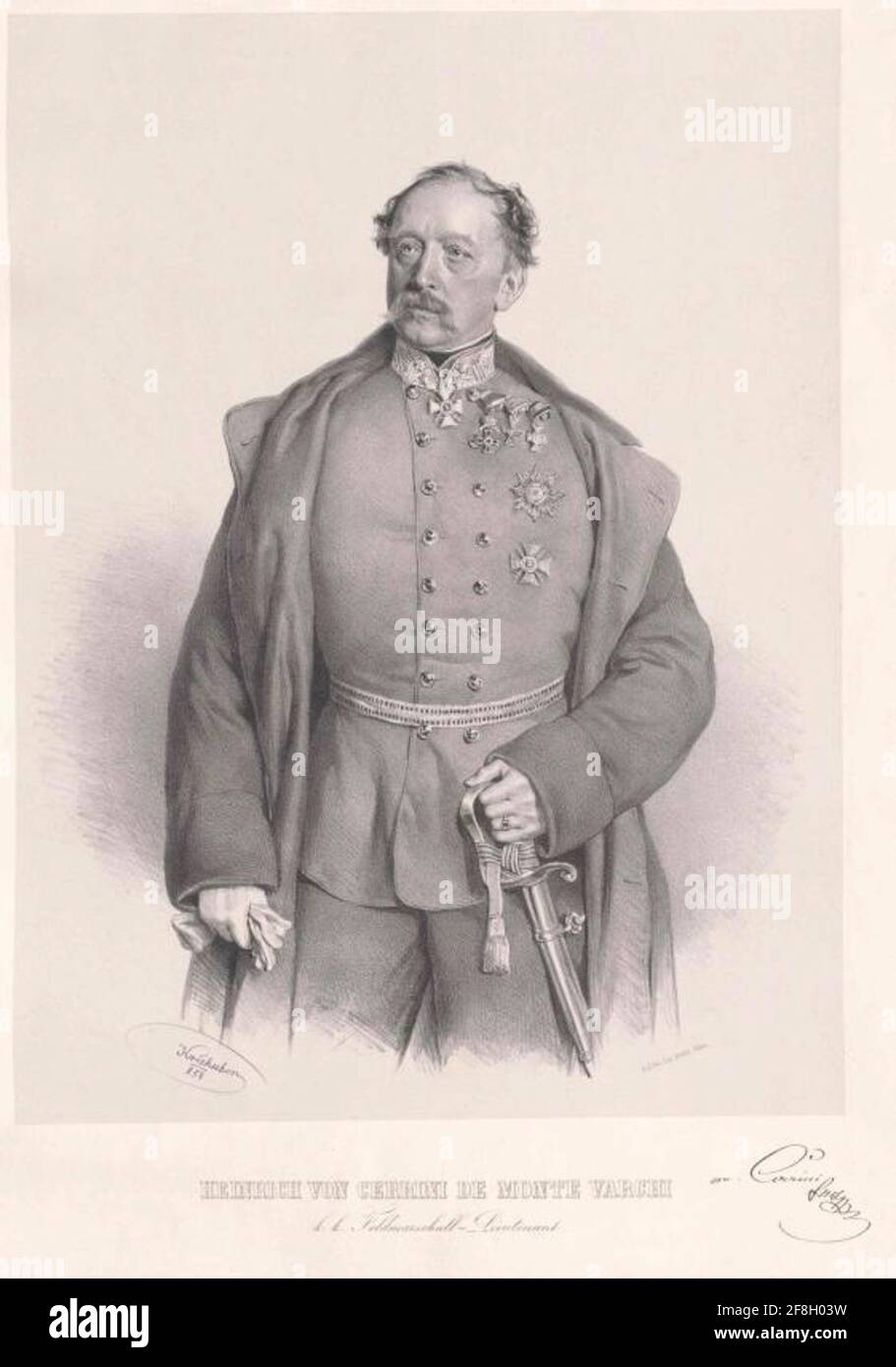 Cerrini De Monte Varchi, Heinrich Graph Stock Photo - Alamy