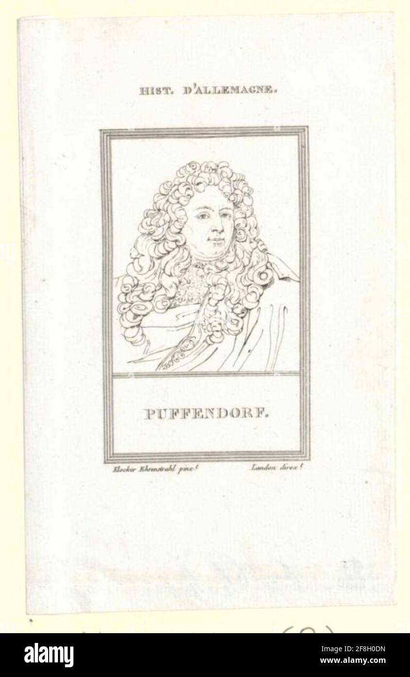 Pufendorf, Samuel Freiherr von Stock Photo - Alamy