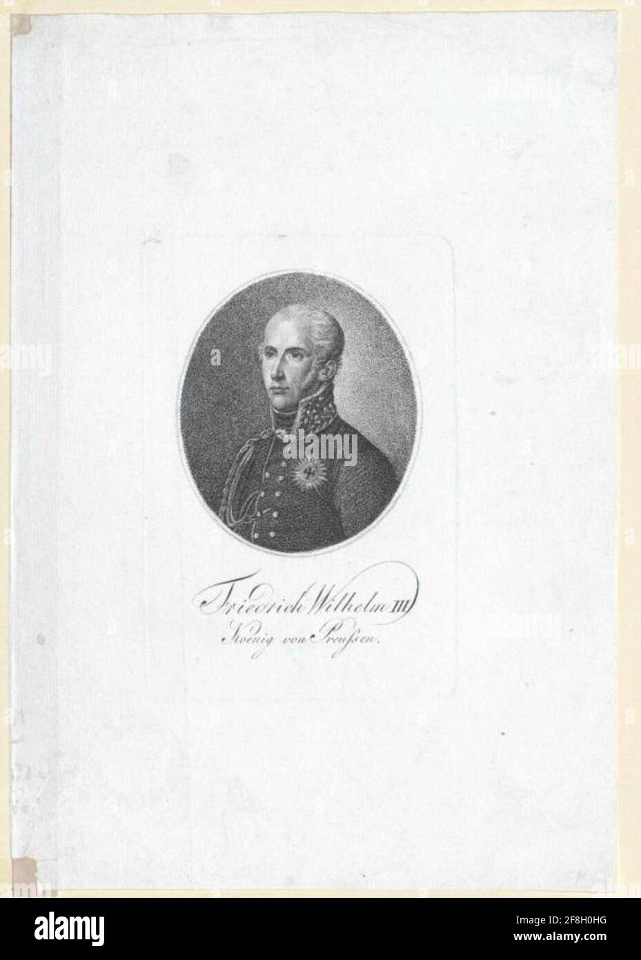 Friedrich Wilhelm III., King of Prussia Stock Photo - Alamy