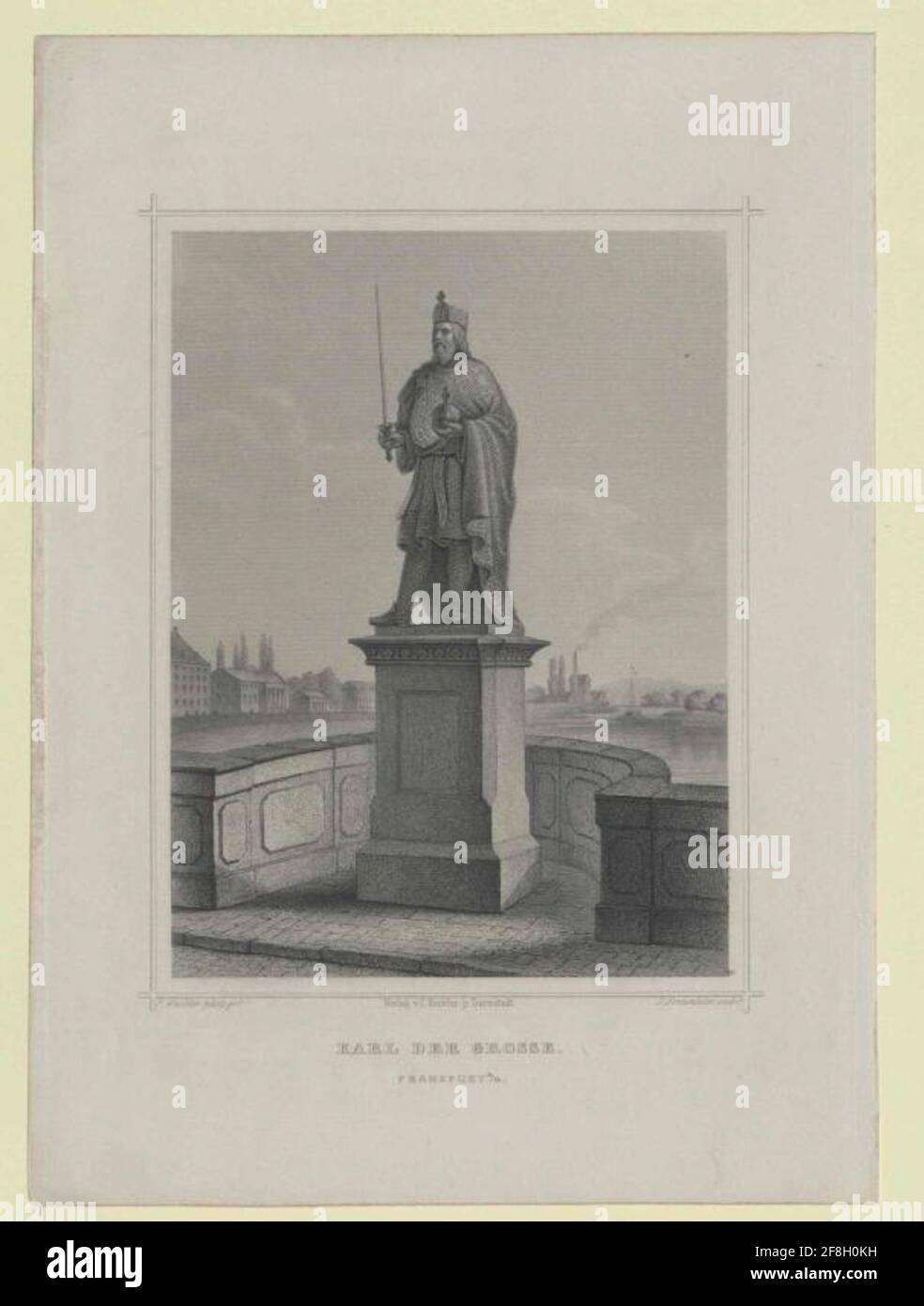 Karl I, the big, Roman emperor Stock Photo - Alamy