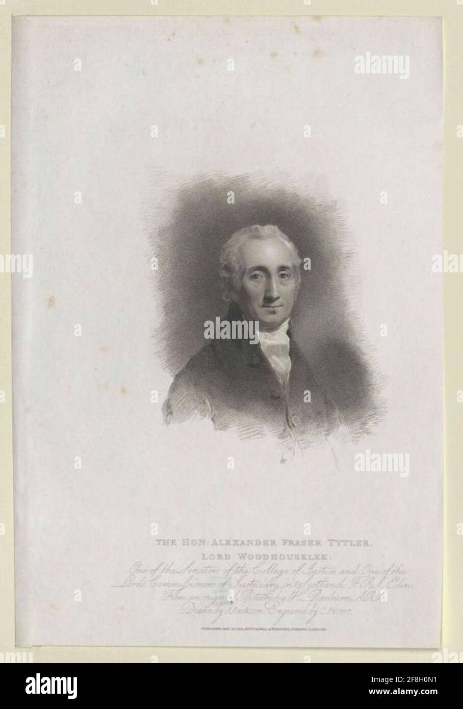 Tytler, Alexander Fraser Lord Woodhouselee Stock Photo - Alamy