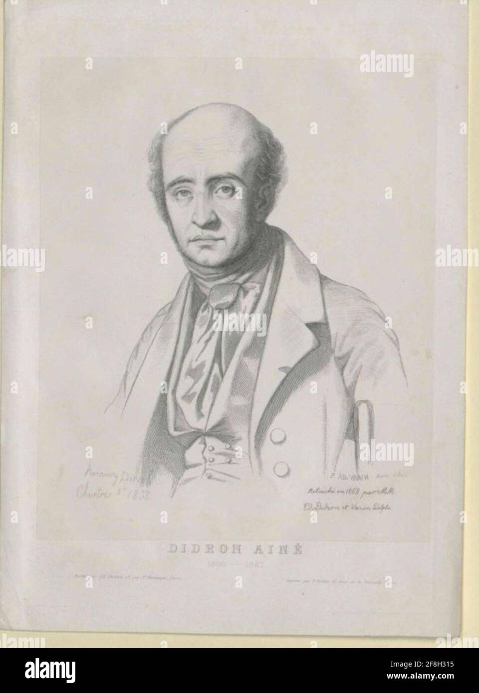Didron, Adolphe Napoleon Stock Photo - Alamy
