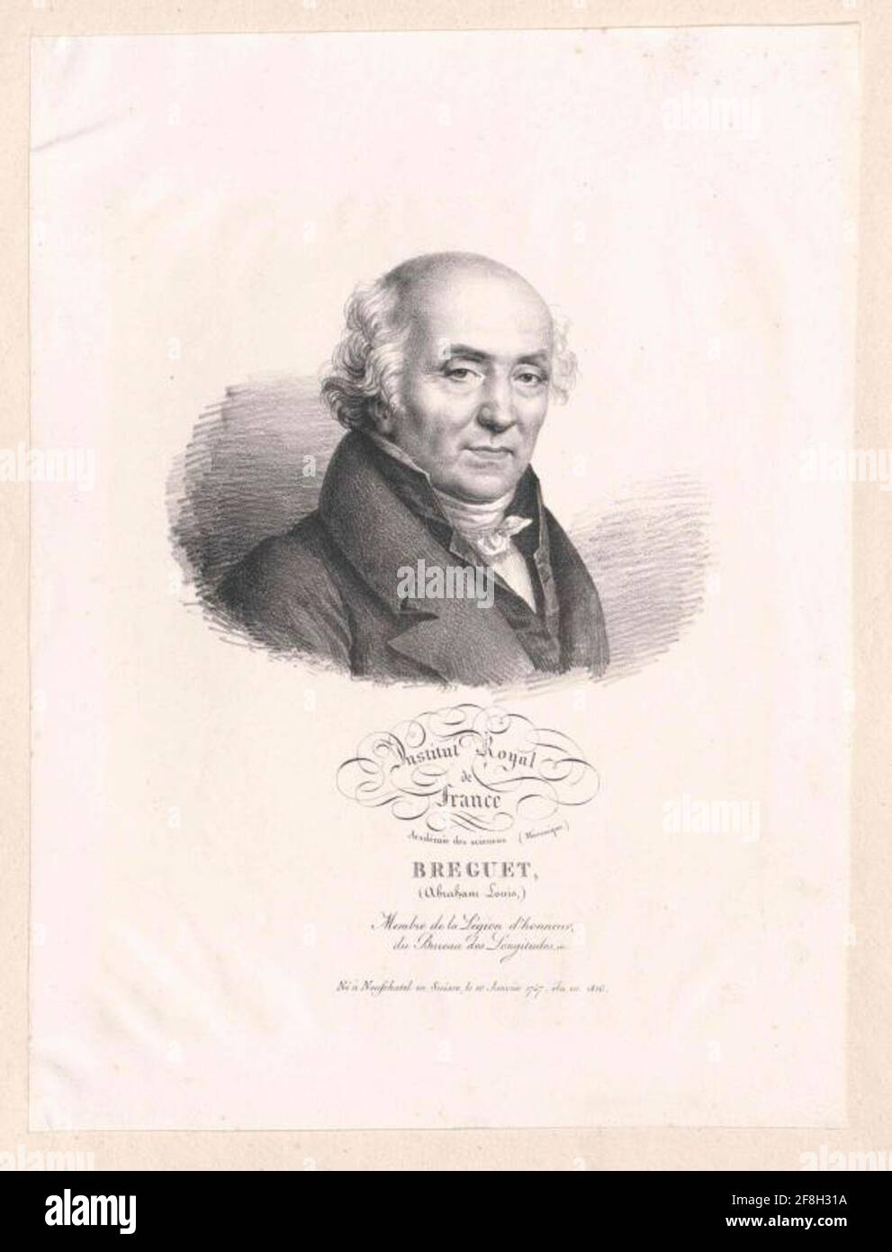Breguet, Abraham Louis Stock Photo - Alamy