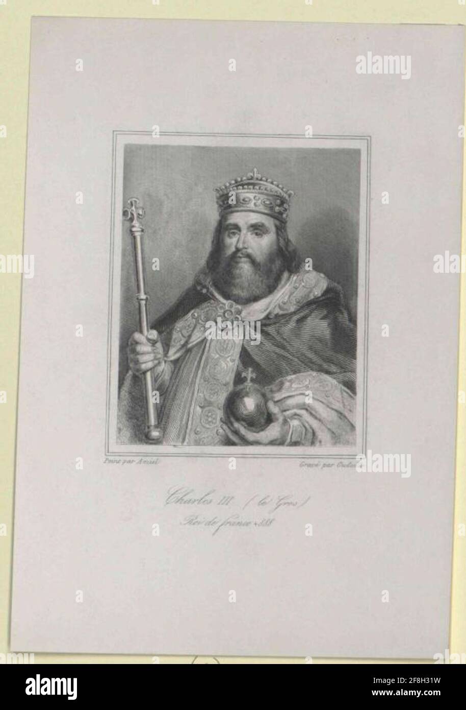 Karl III., The Thick Emperor Stock Photo - Alamy