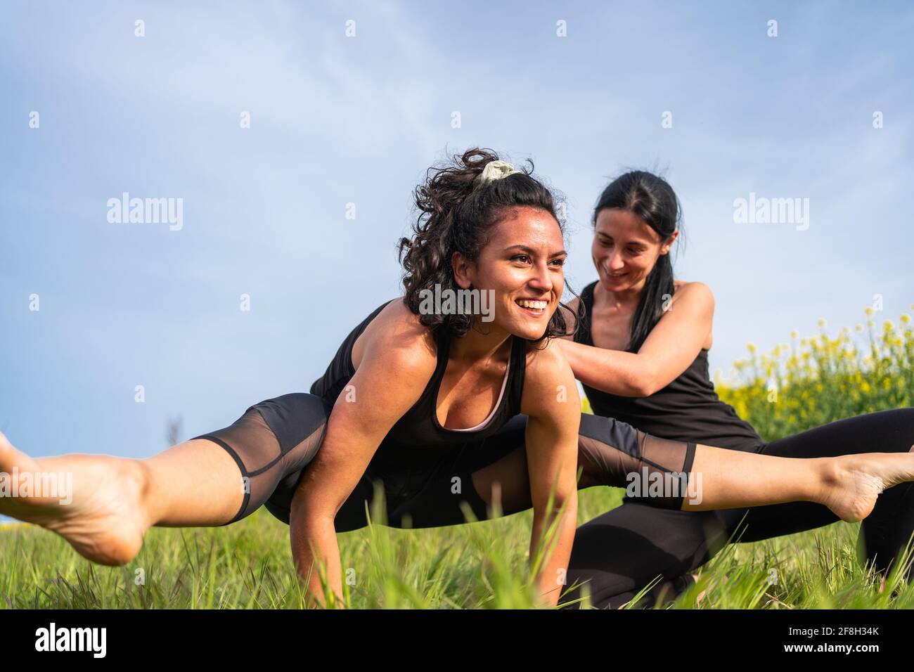 Difficult posture position hi-res stock photography and images - Alamy