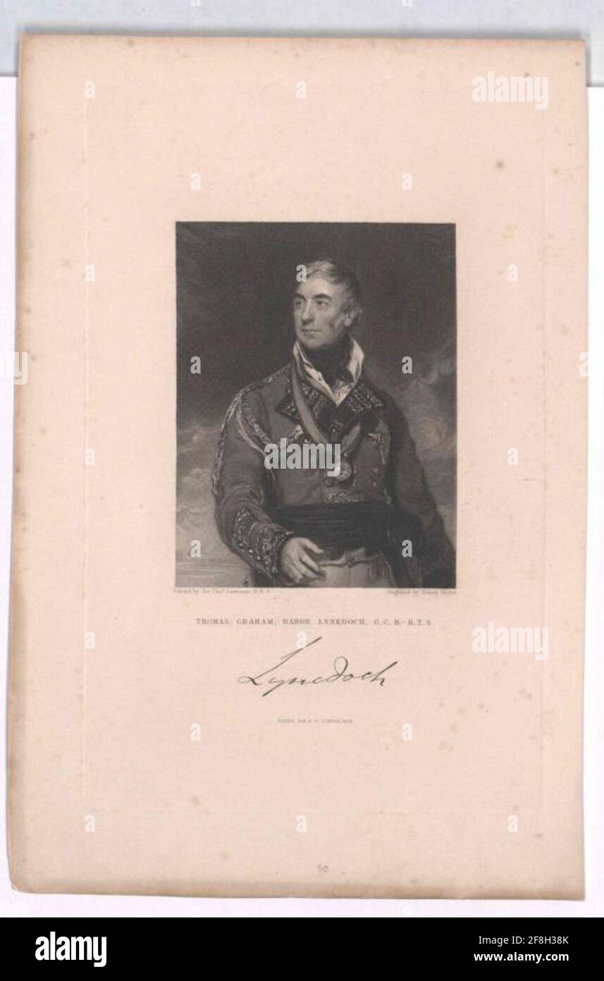 Graham, 1st Baron Lynedoch, Thomas Stock Photo - Alamy