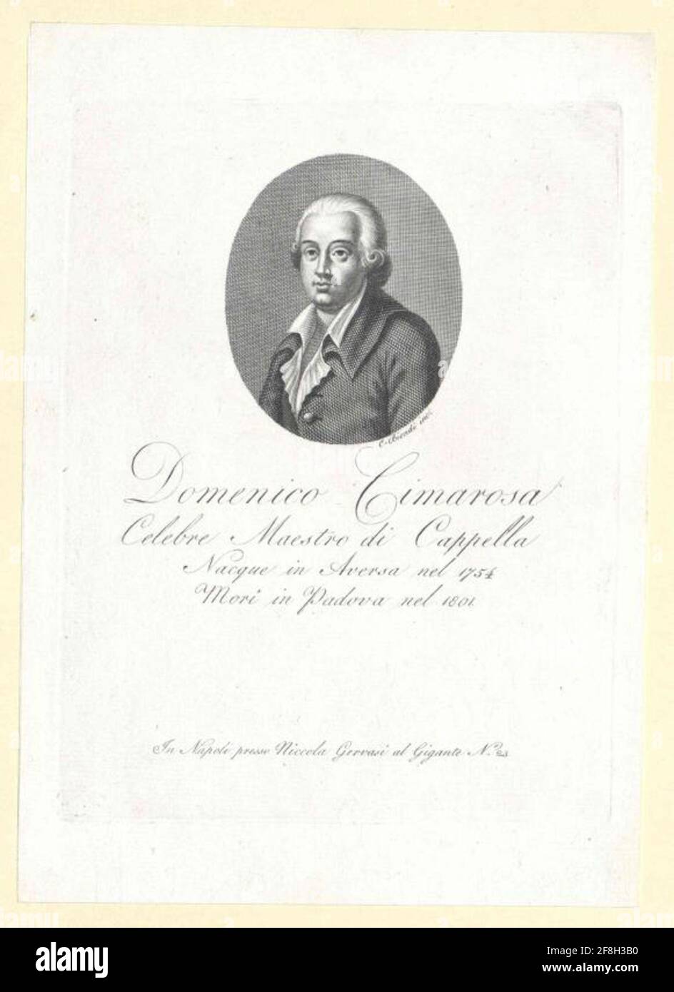 Cimarosa hi-res stock photography and images - Alamy