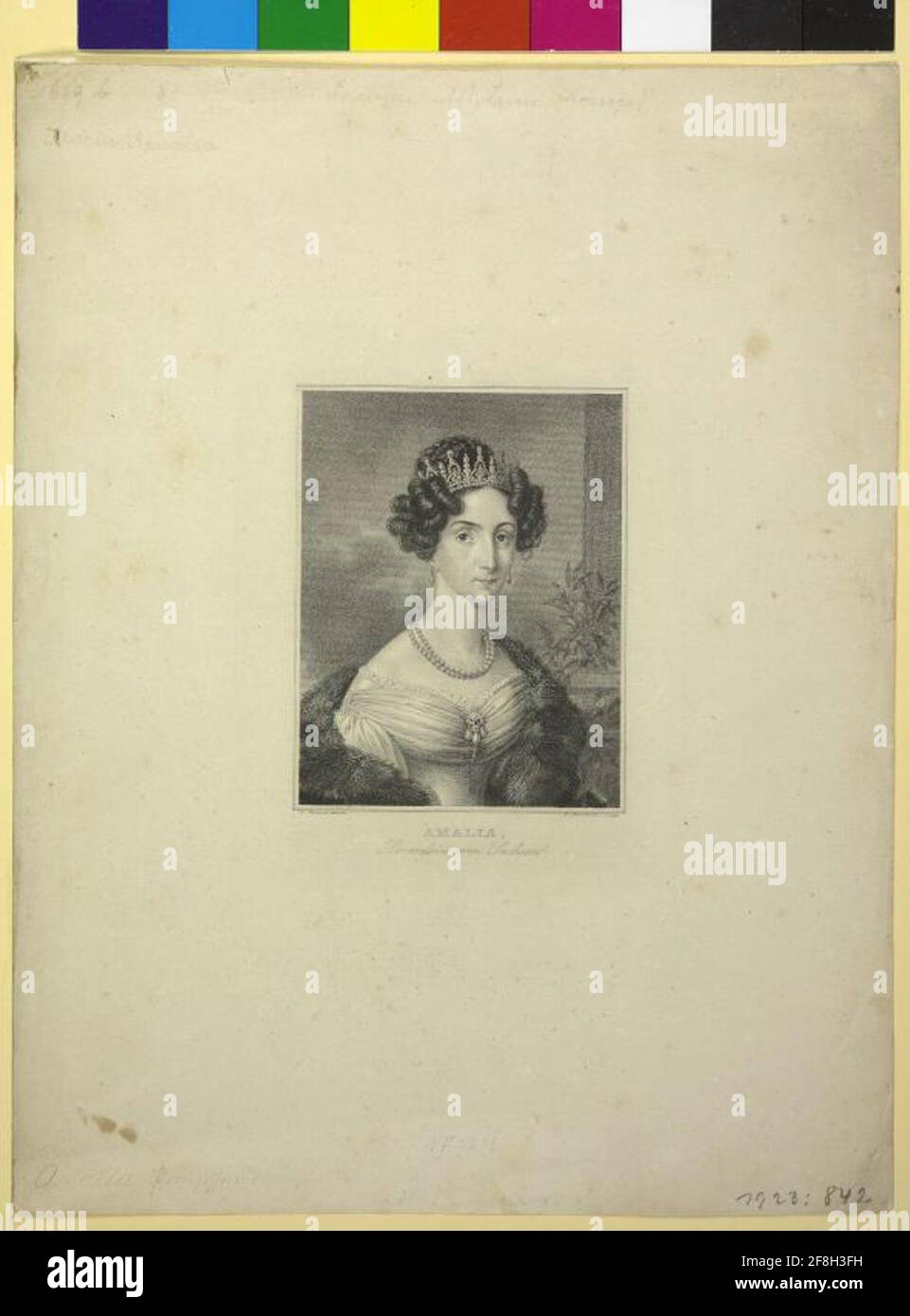 Amalie, Princess of Saxony Stock Photo - Alamy