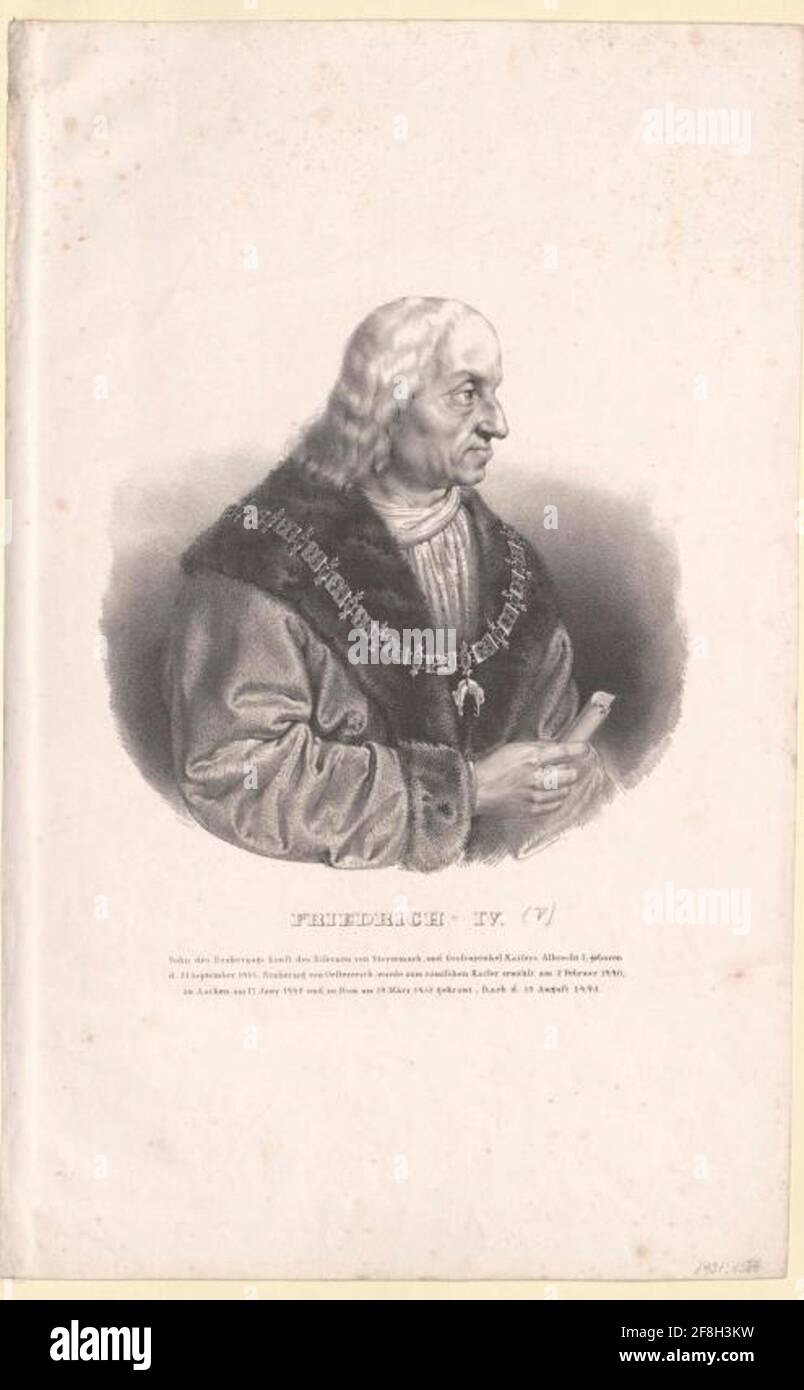 Friedrich III., Roman-German Emperor Stock Photo - Alamy