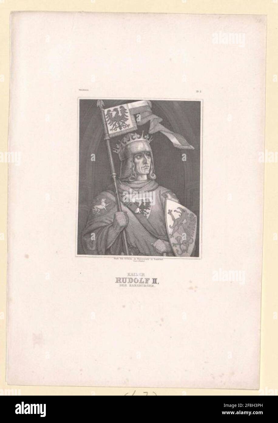 Rudolf I of Habsburg, King Stock Photo - Alamy