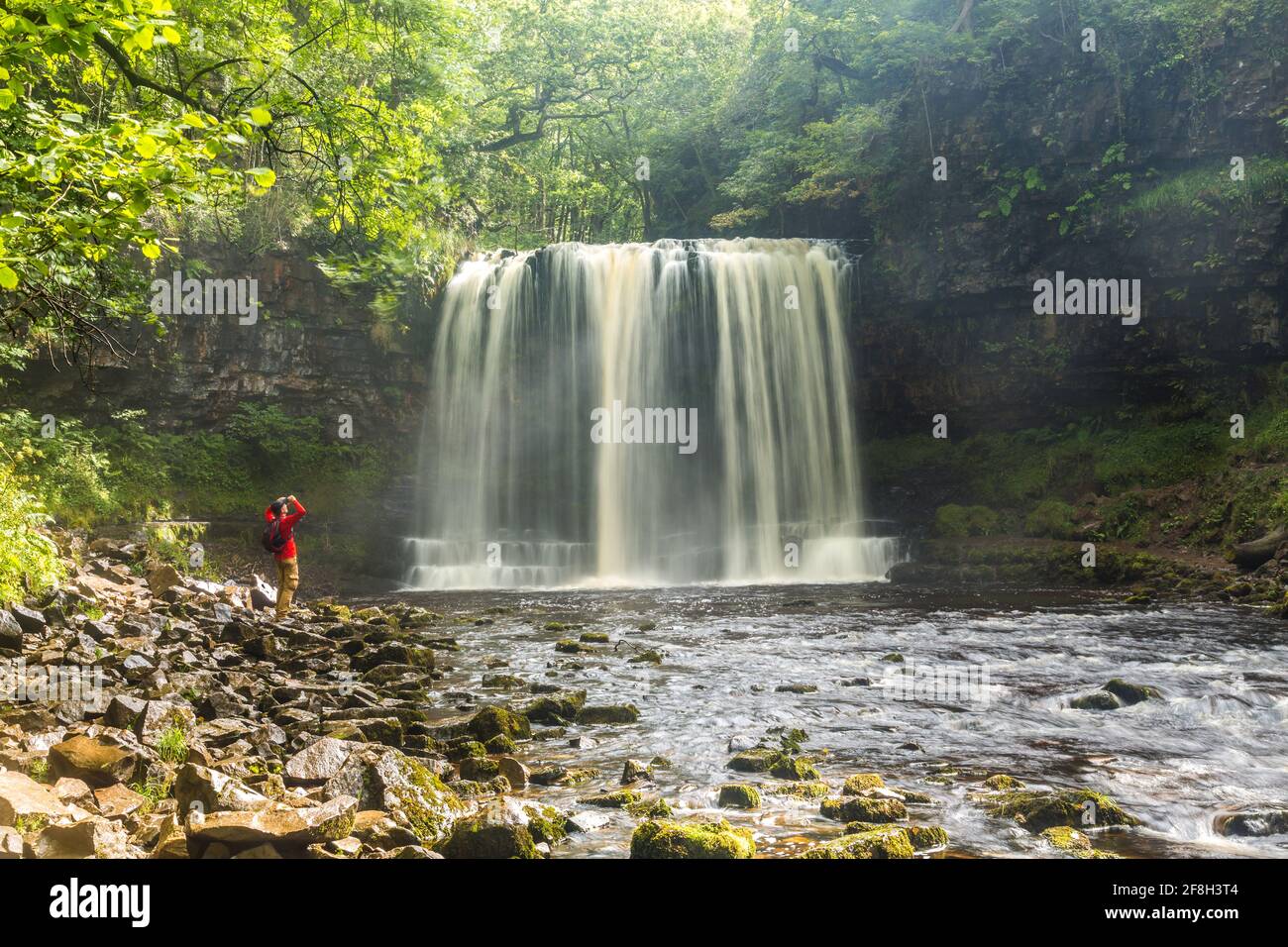 Waterfall brecon beacons national park hi-res stock photography and ...