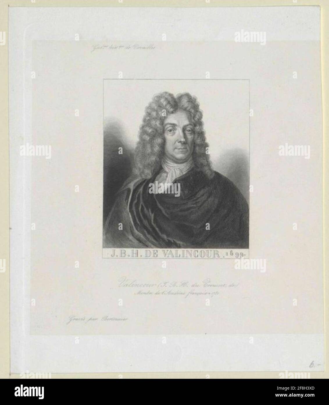 VALINCOUR, Jean Henry de Stock Photo - Alamy