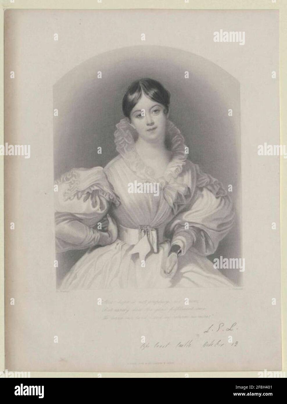 Landon, Letitia Elizabeth Stock Photo - Alamy