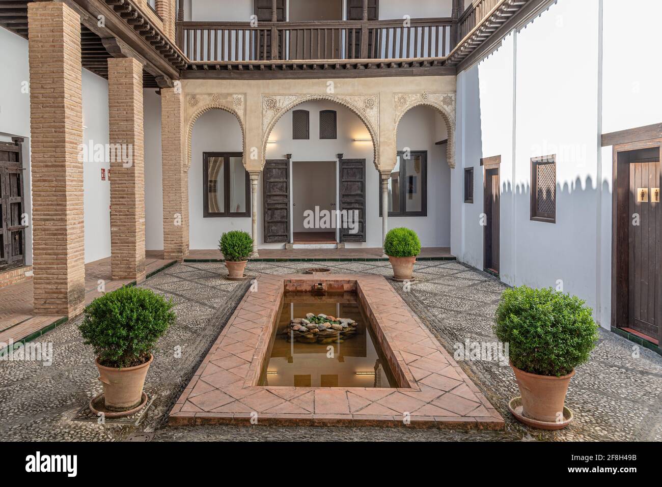 Casa Morisca Horno de Oro in Spanish town Granada Stock Photo - Alamy