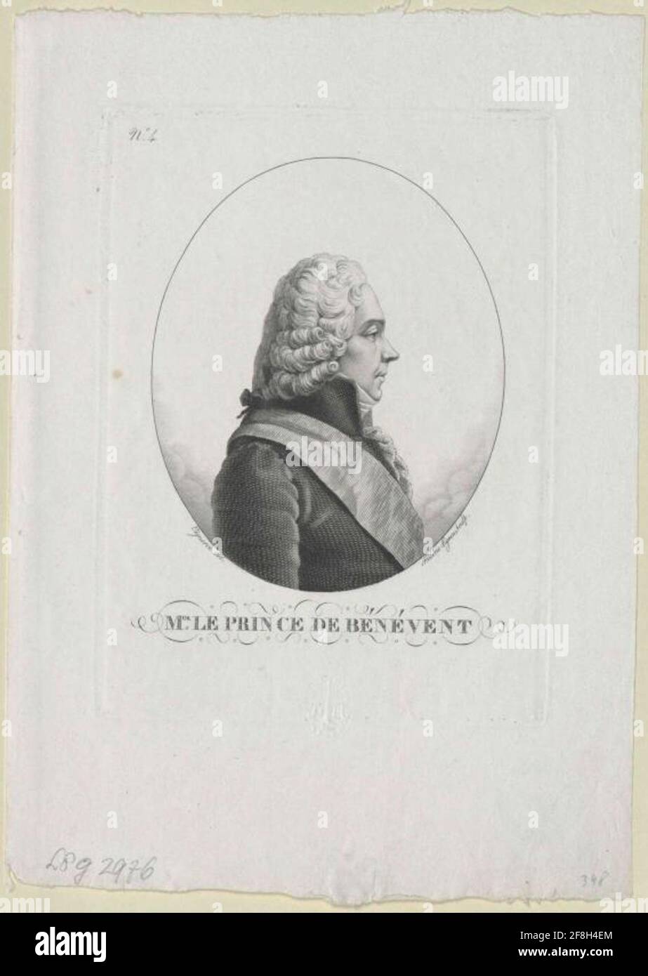Talleyrand-Perigord, Charles Maurice Duke Print by Frédéric Lignon ...