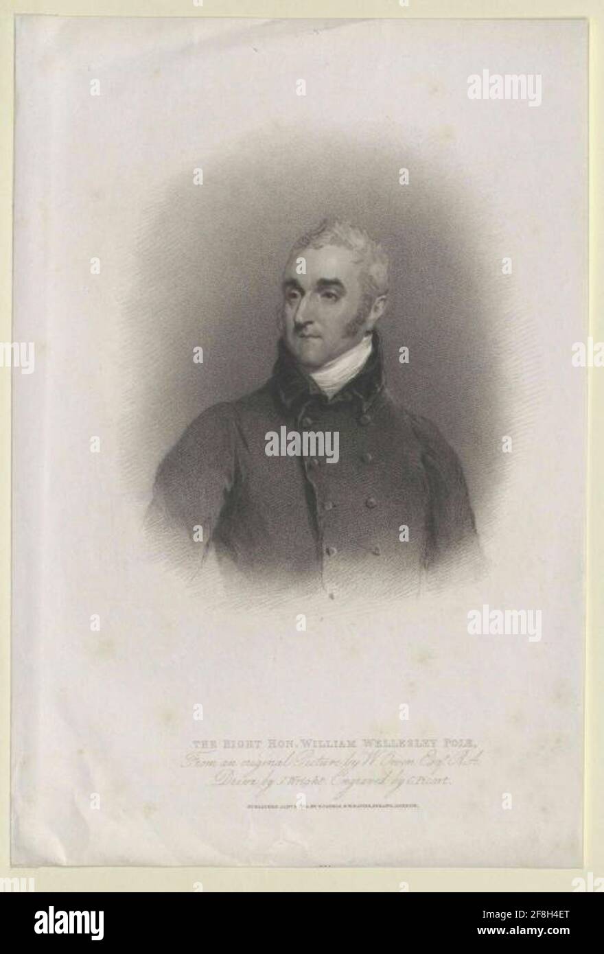 Wellesley-Pole, William Earl of Mornington Baron Maryborough Stock ...