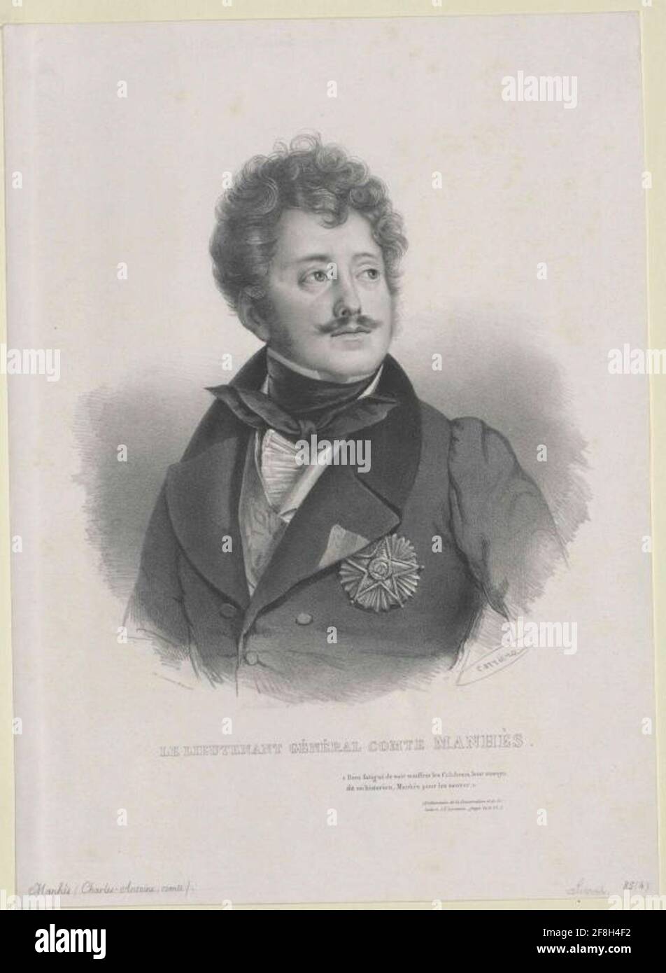 Manhes, Charles Antoine Comte Stock Photo - Alamy