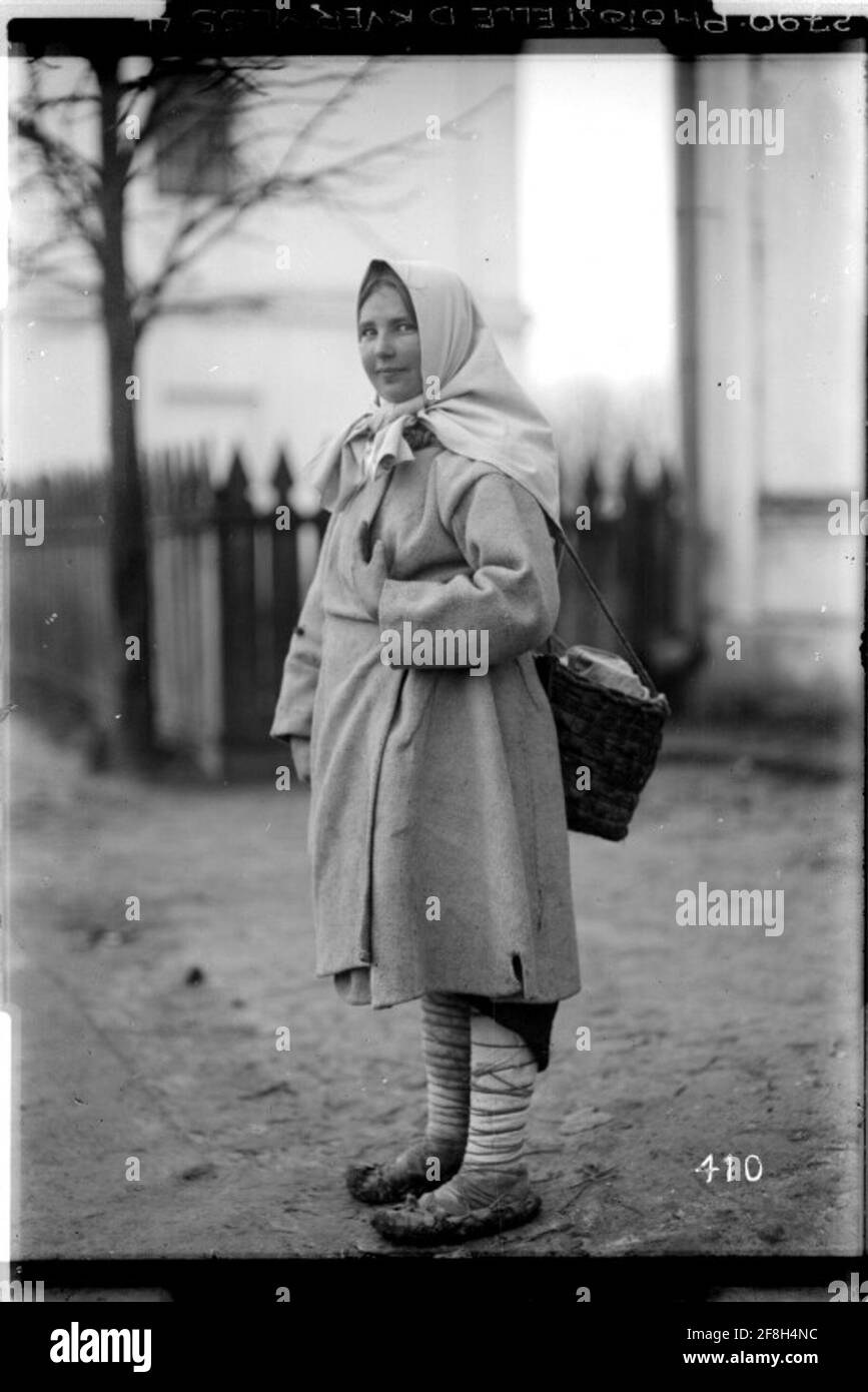 Russian Volhynian peasant woman Near Wladimir Wolinsky, probably in or ...