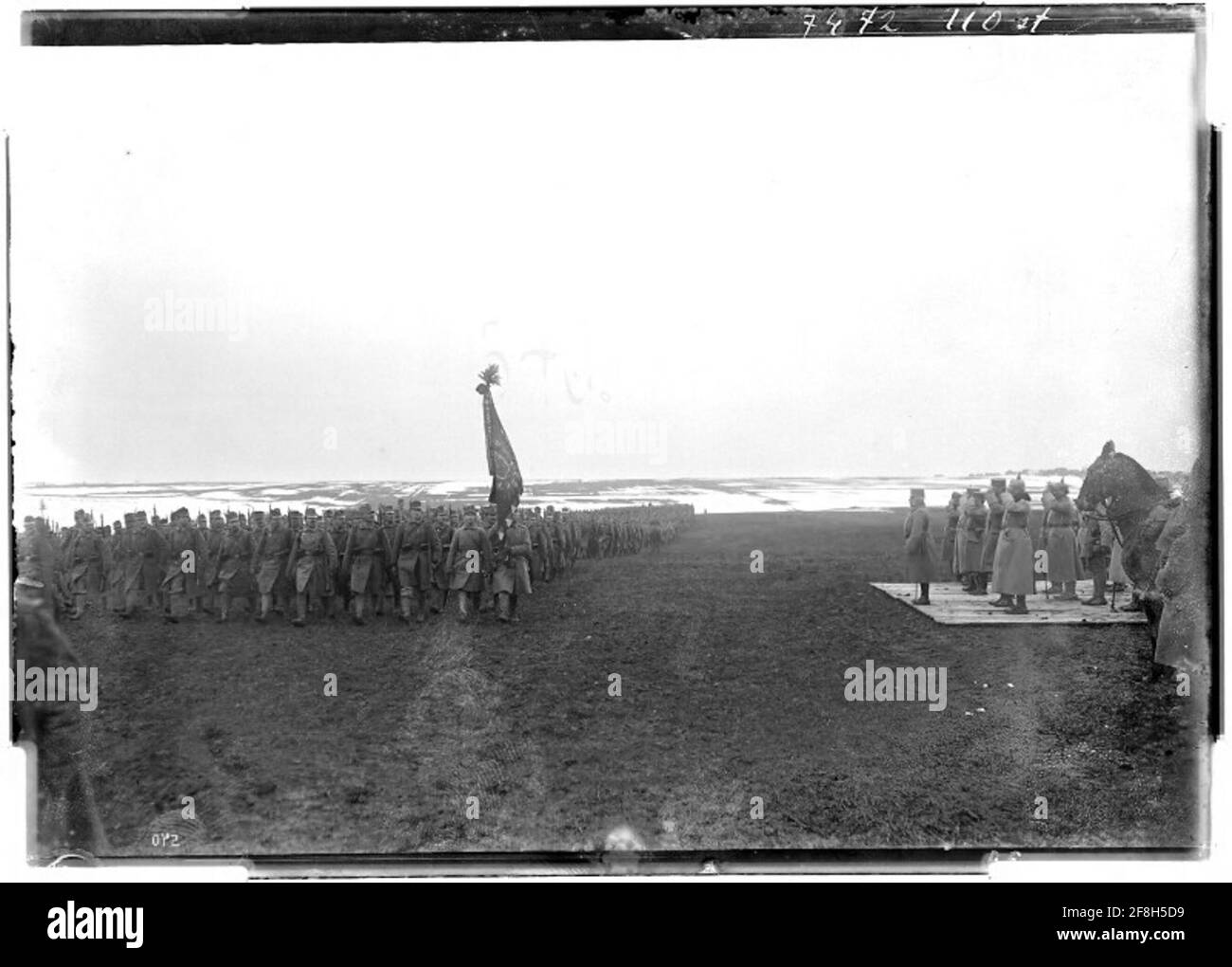 Visit to the German South Army by Archduke Friedrich, by march of ...