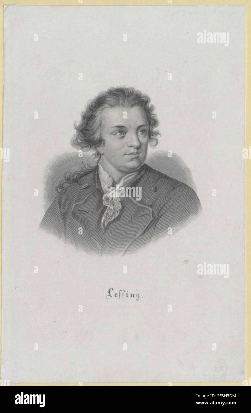Lessing, Gotthold Ephraim Stock Photo - Alamy