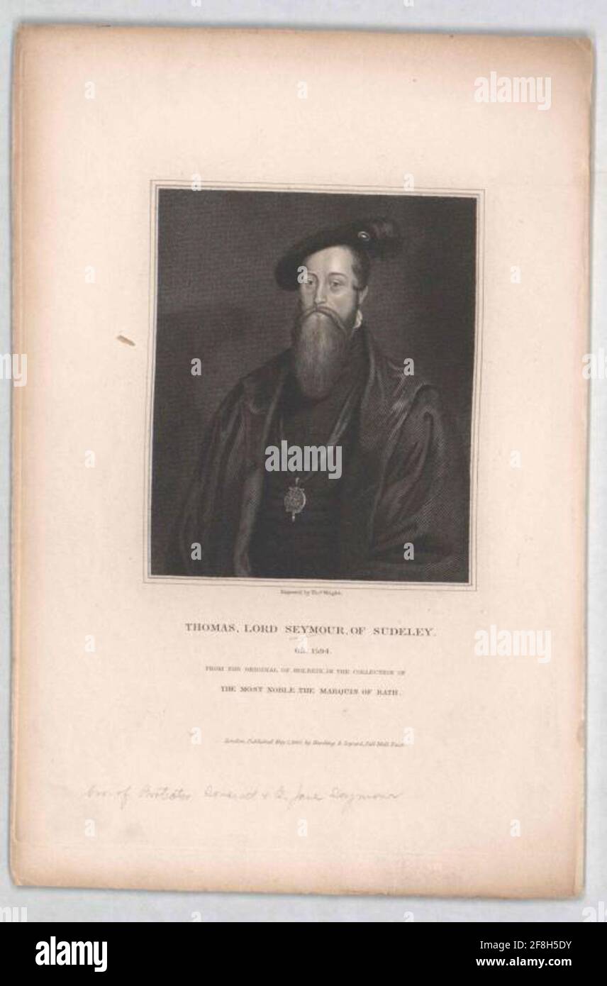 Seymour, Baron Seymour of Sudeley, Thomas Stock Photo - Alamy