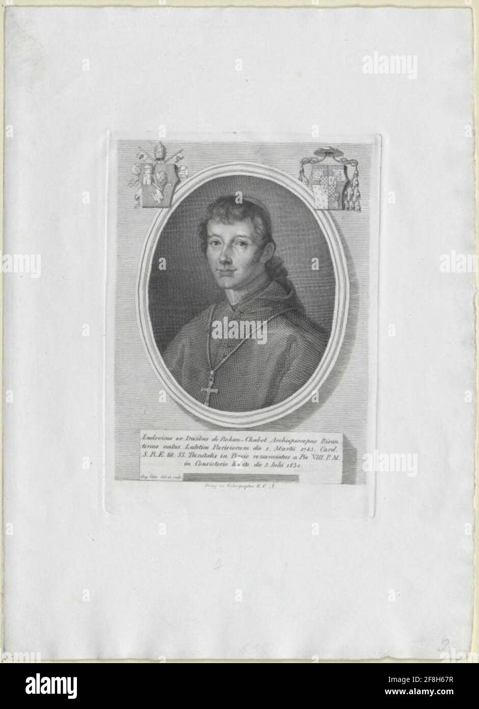 Rohan-Chabot, Louis Francois Auguste Duc de Stock Photo - Alamy