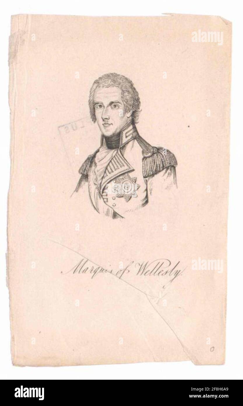 Wellesley Richard Wellesley Marquess High Resolution Stock Photography ...