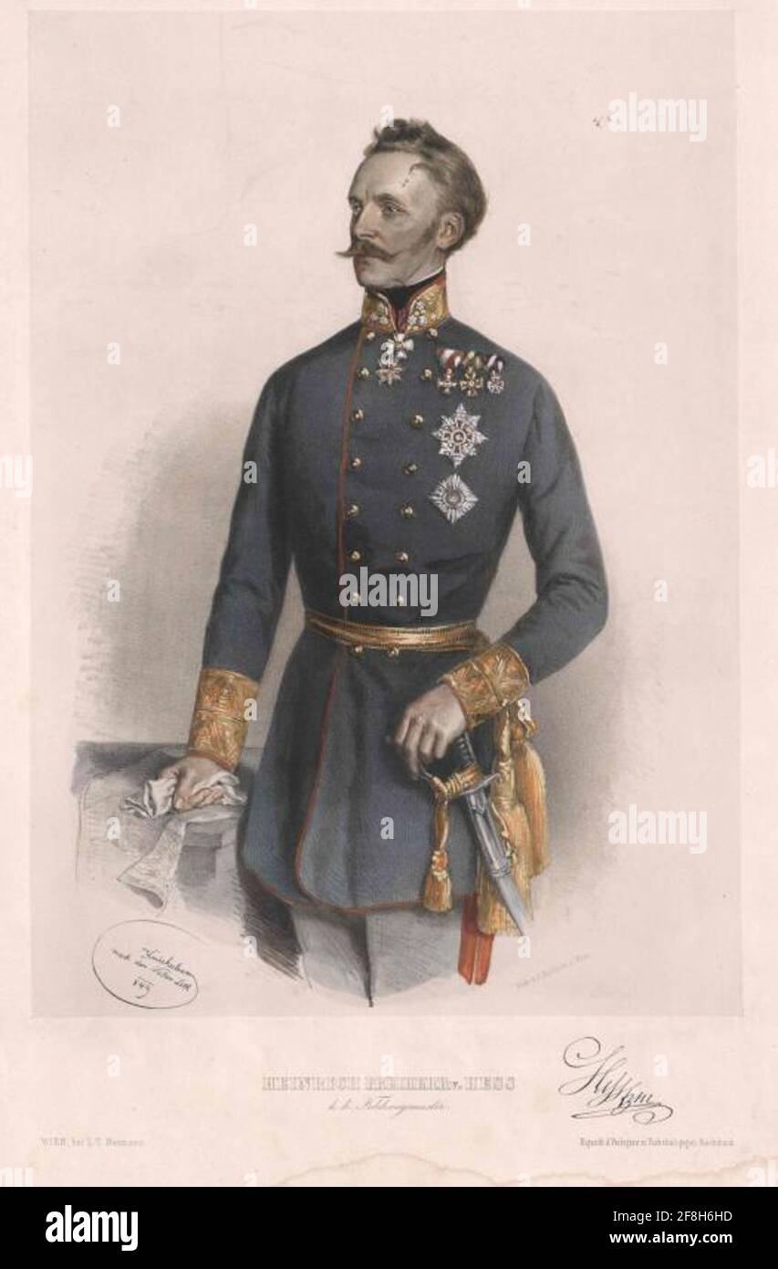 Hess, Heinrich Freiherr Stock Photo - Alamy