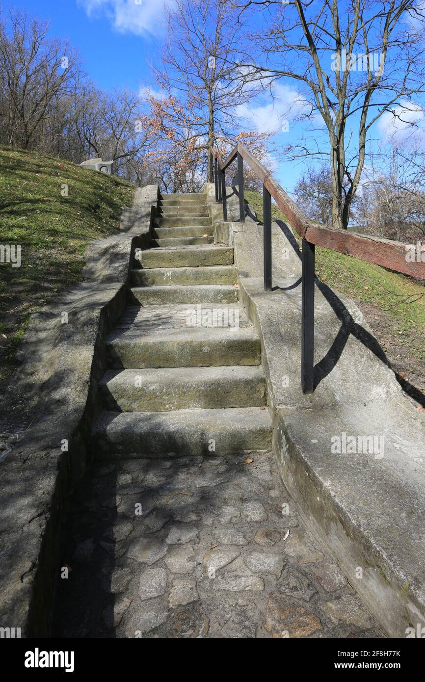 Old stone stairway hi-res stock photography and images - Alamy