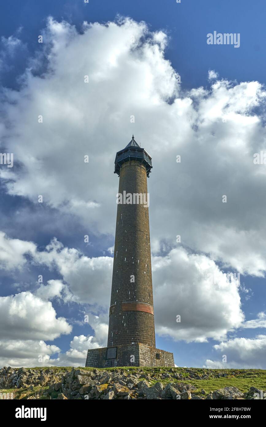 Peniel Heugh, a monument to the Battle of Waterloo onto of a hill near ...