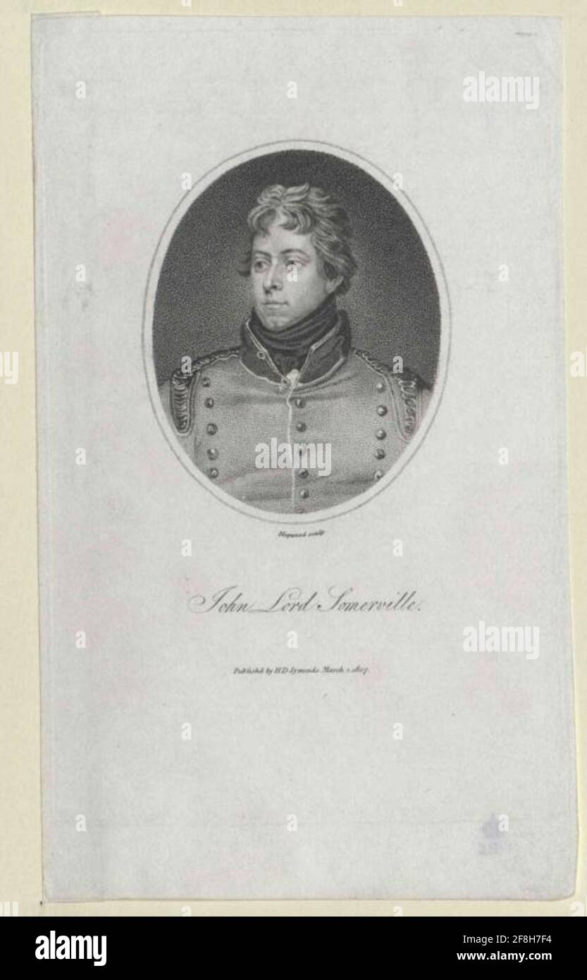 Somerville, John Southey Baron Somerville Stock Photo - Alamy