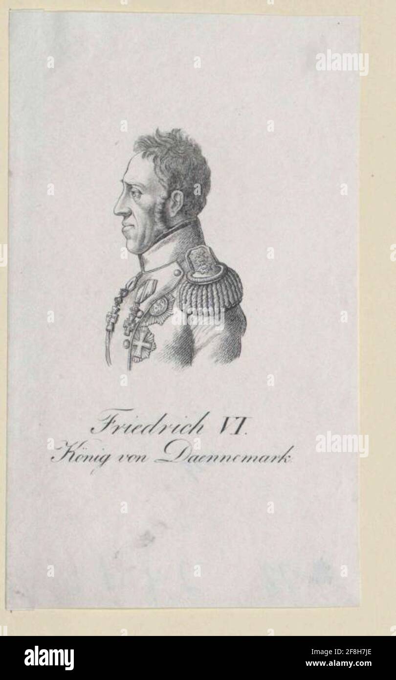 Frederick VI., King of Denmark Stock Photo - Alamy