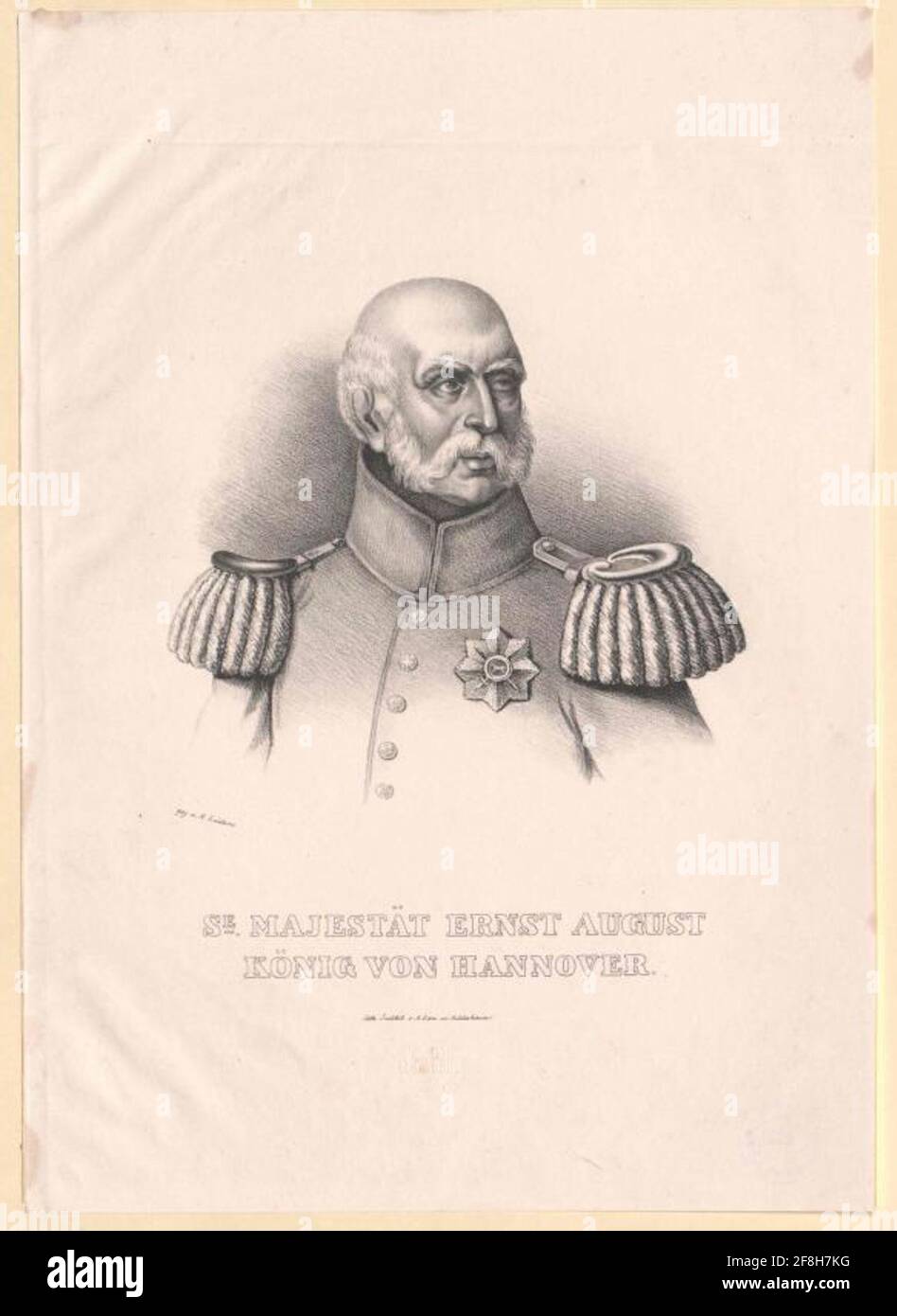 Ernst August II., King of Hanover Stock Photo - Alamy