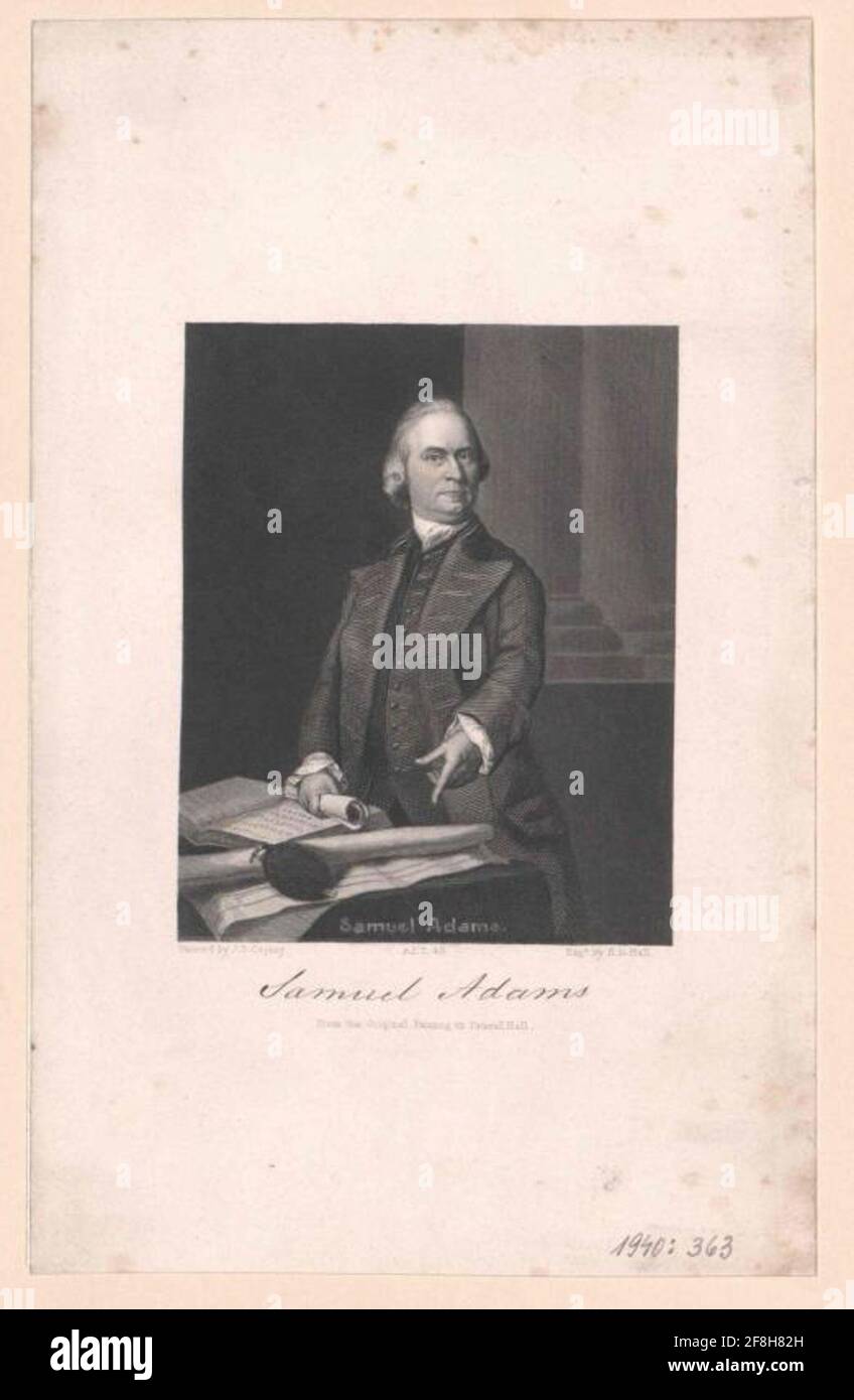 Adams, Samuel Stock Photo - Alamy