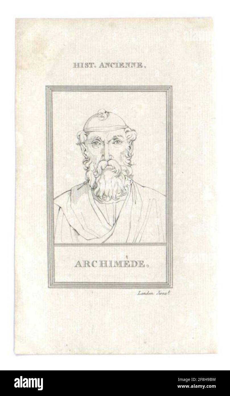 Archimedes mathematician greek physicist Cut Out Stock Images ...