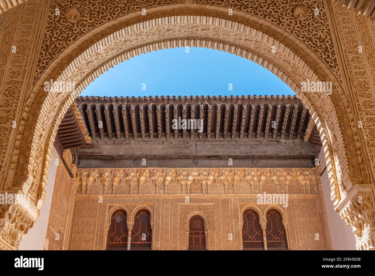 Ornaments inside of Alhambra palace in Granada, Spain Stock Photo - Alamy